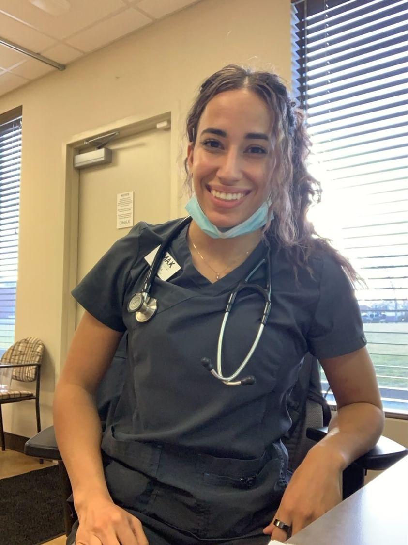 Melissa Amaya as a Nurse by Day
