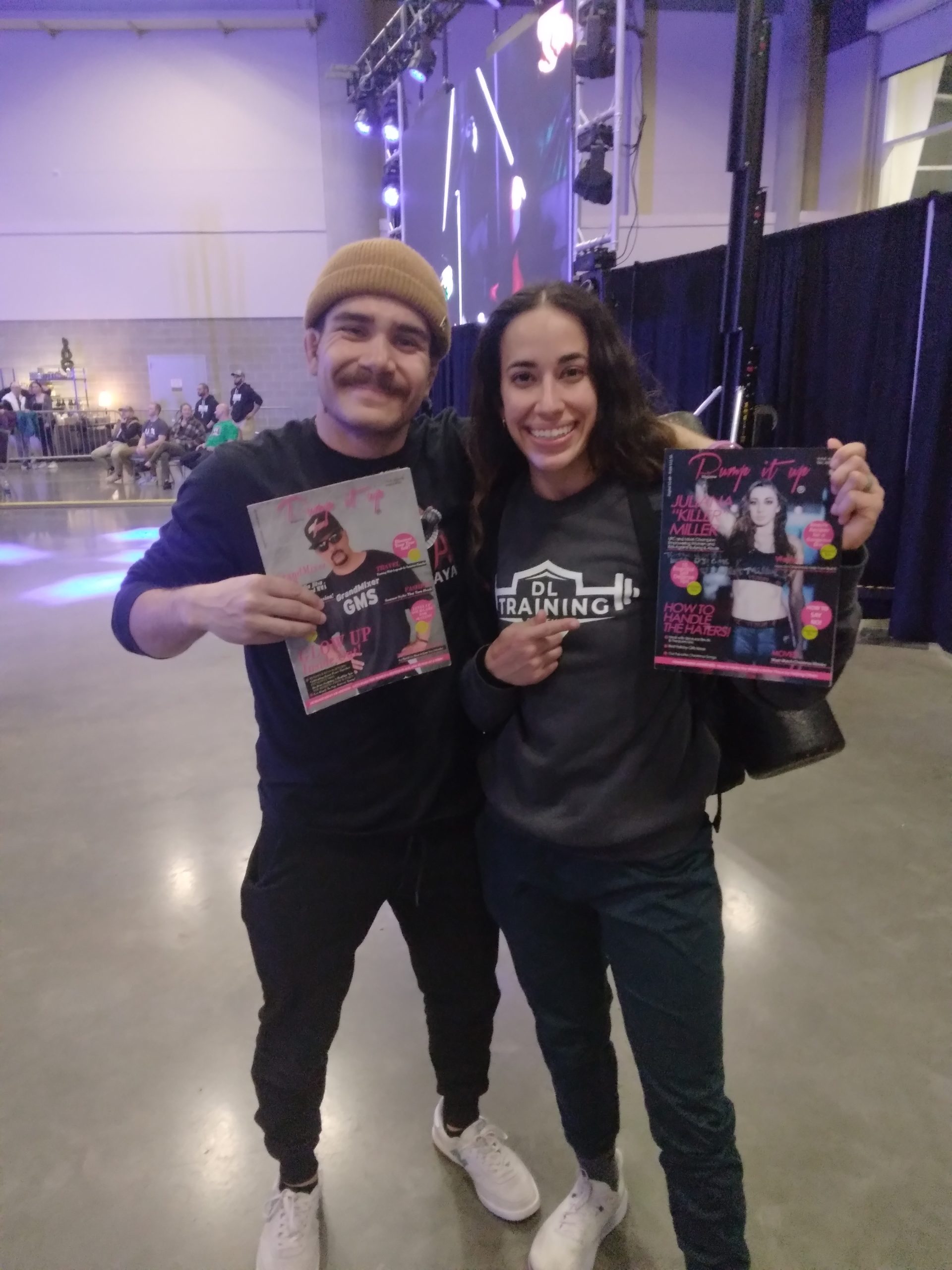 Photo of Melissa Amaya and Excitefight Champion, Gerardo Cesesero ...