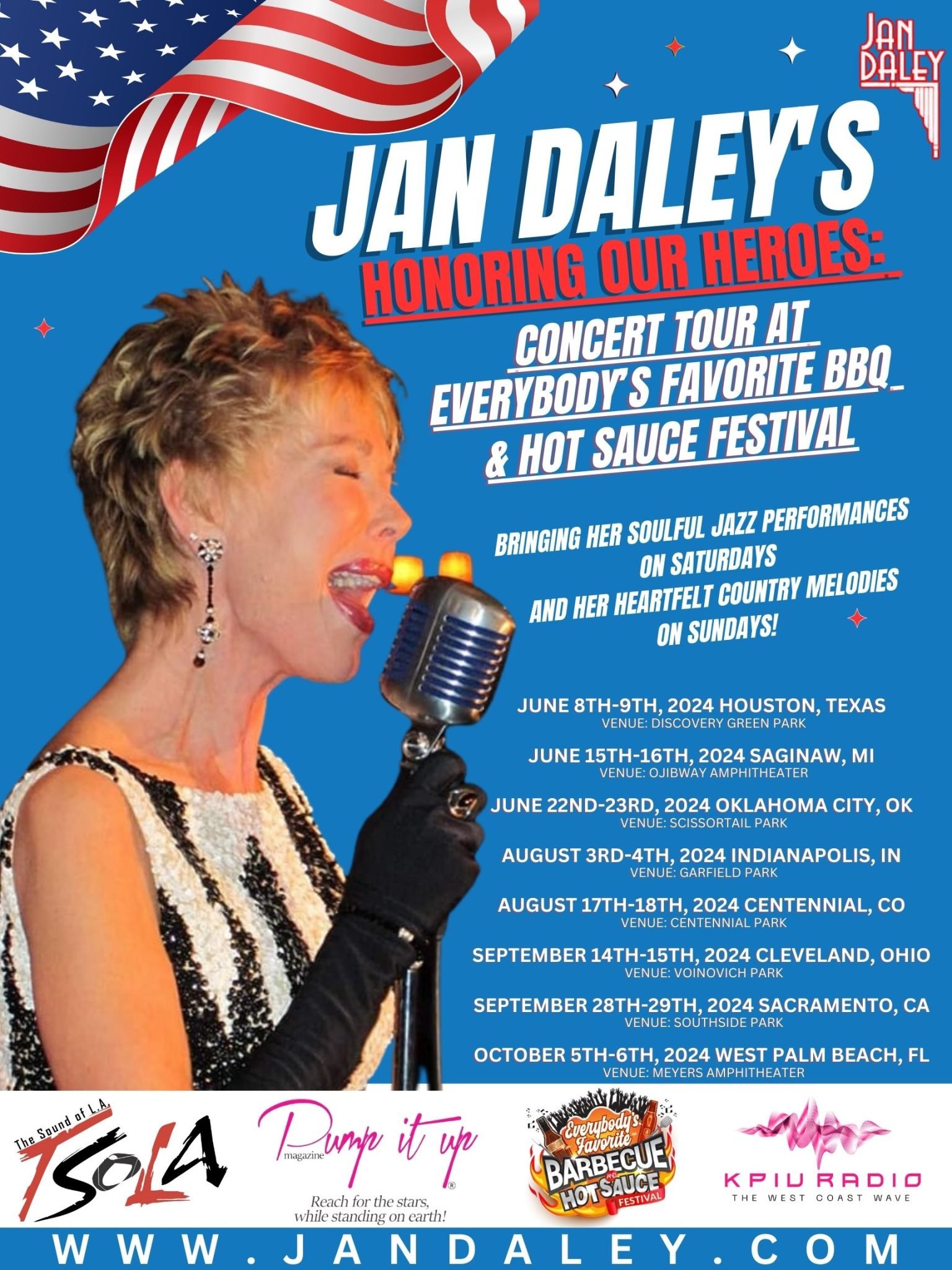 Honoring Our Heroes: Jan Daley's Concert Tour at Everybody’s Favorite ...